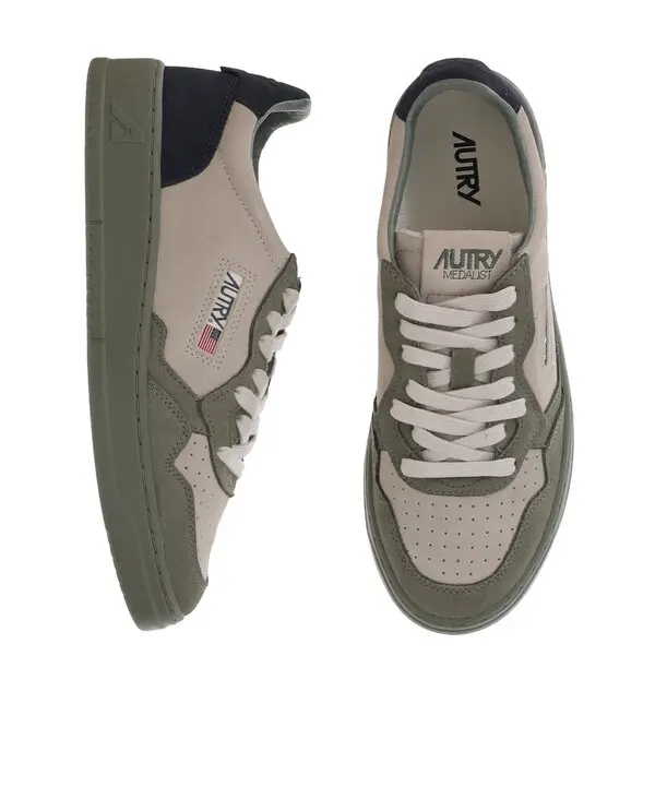 AUTRY Medalist Panelled Suede Sneakers