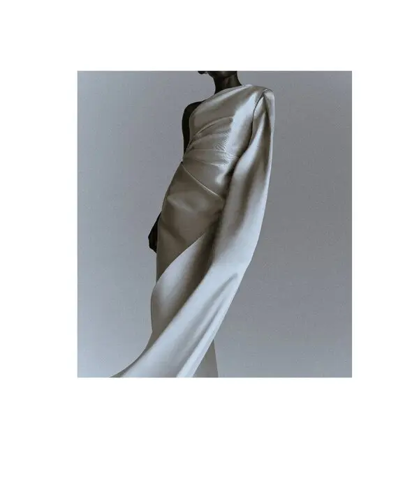 Solace One-shoulder Pleated Maxi Dress