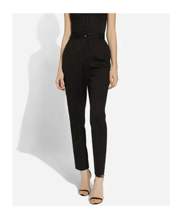 Dolce & Gabbana Tailored Pinstripe Wool Pants