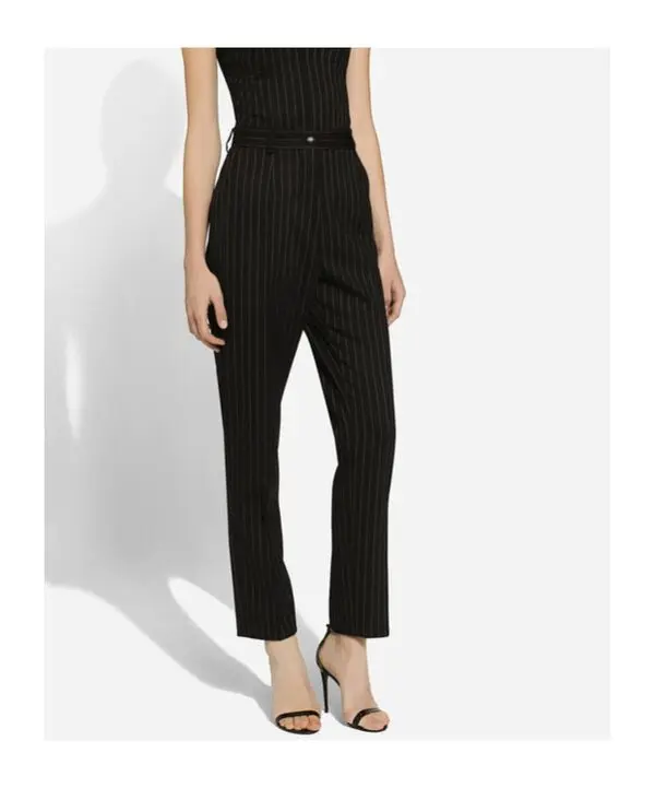 Dolce & Gabbana Tailored Pinstripe Wool Pants