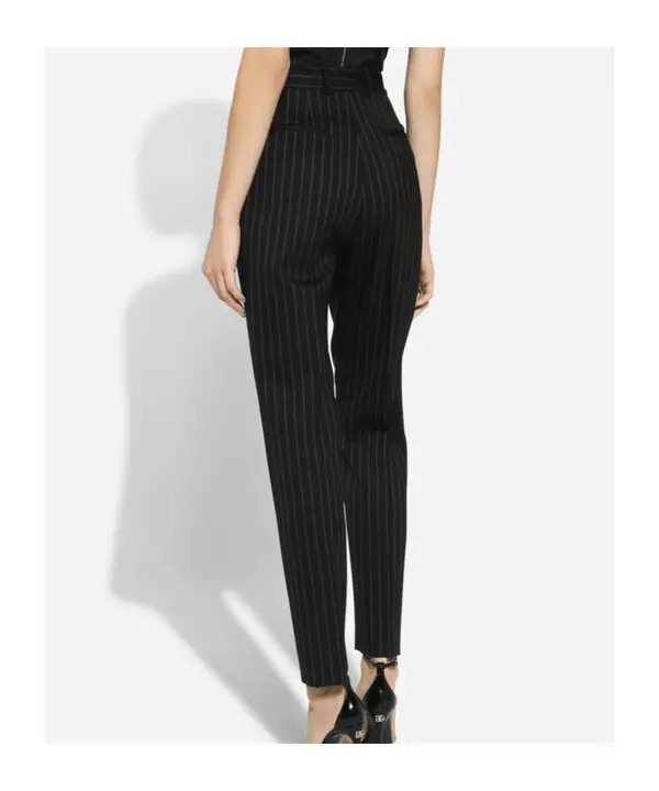 Dolce & Gabbana Tailored Pinstripe Wool Pants