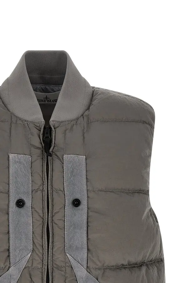 Stone Island Zipped Quilted Vest