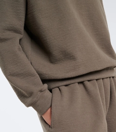 Magda Butrym Cotton-blend Fleece Polo Sweater
