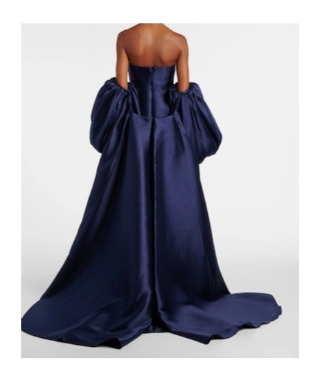 Solace Lea Cape Twill Gown