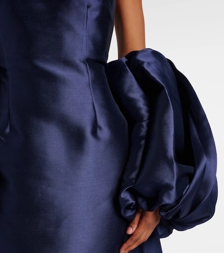 Solace Lea Cape Twill Gown