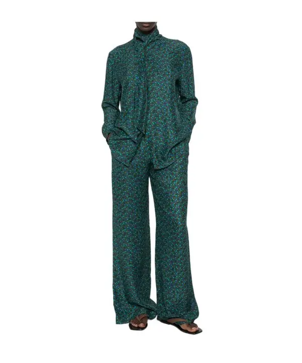 GIANLUCA CAPANNOLO Polka-dot Casual Trousers