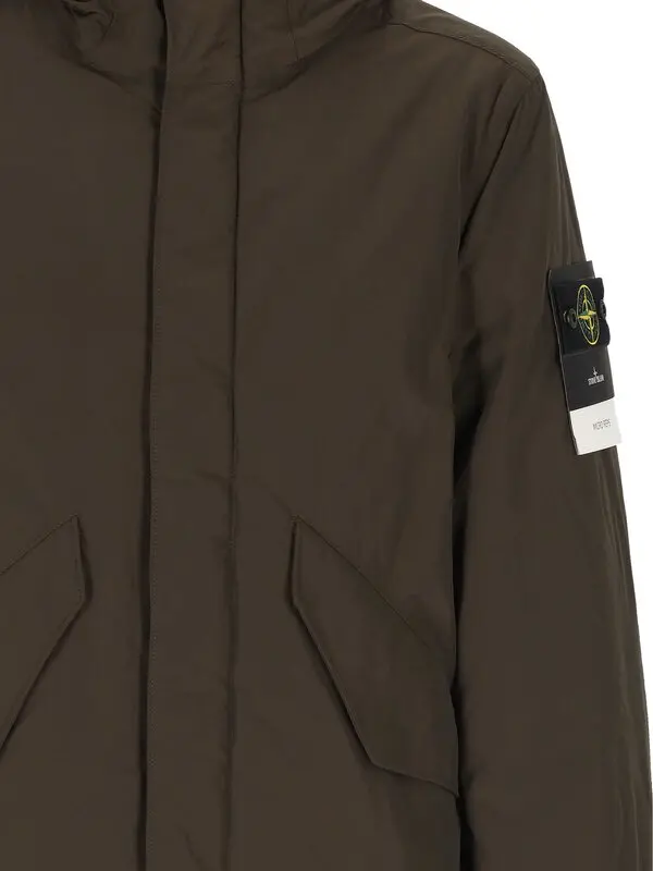 Stone Island Long-sleeve Hooded Jacket
