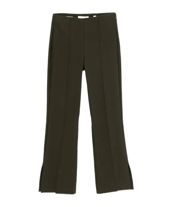 Vince Side-slit Trousers - Black