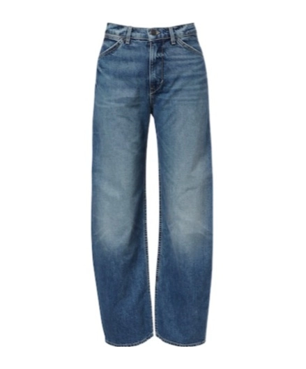 NILI LOTAN Tribeca Barrel-leg Jeans