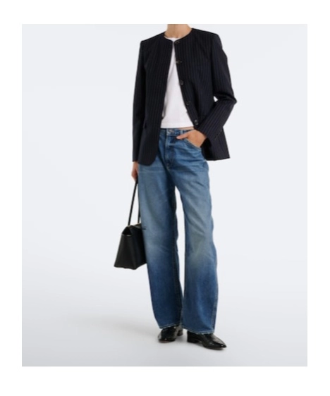 NILI LOTAN Tribeca Barrel-leg Jeans