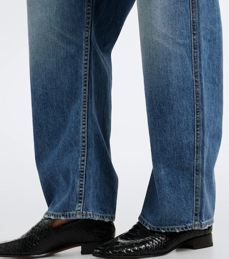 NILI LOTAN Tribeca Barrel-leg Jeans