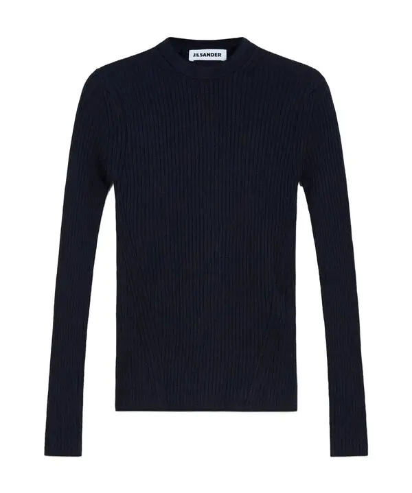 JIL SANDER Long-sleeved Knitted Sweater