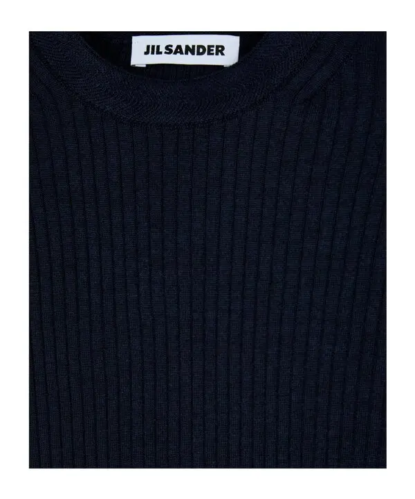 JIL SANDER Long-sleeved Knitted Sweater