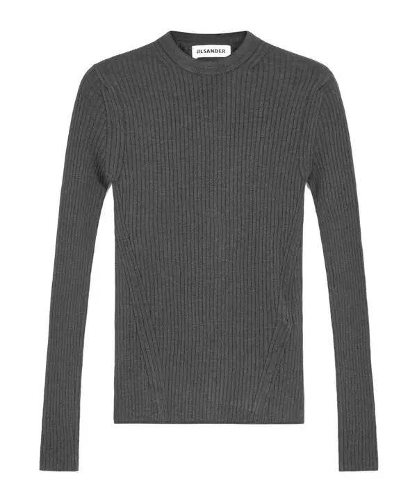 JIL SANDER Long-sleeved Knitted Sweater
