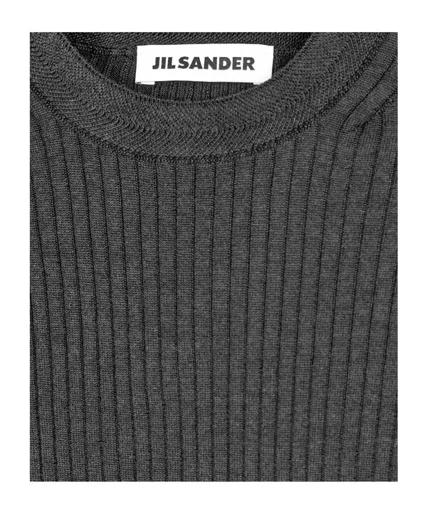 JIL SANDER Long-sleeved Knitted Sweater