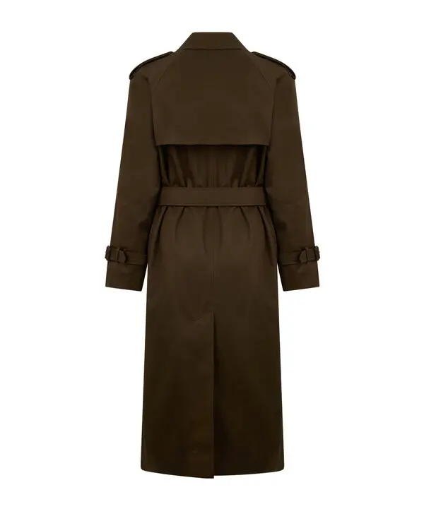 Burberry Long Trench Coat With A Belt