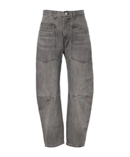 NILI LOTAN Shon Barrel-leg Jeans - Grey