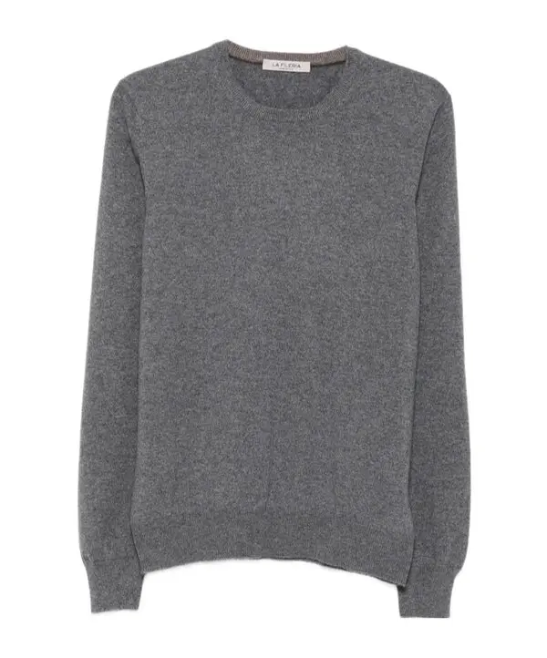D'ANIELLO Crew-neck Ribbed-trim Knit