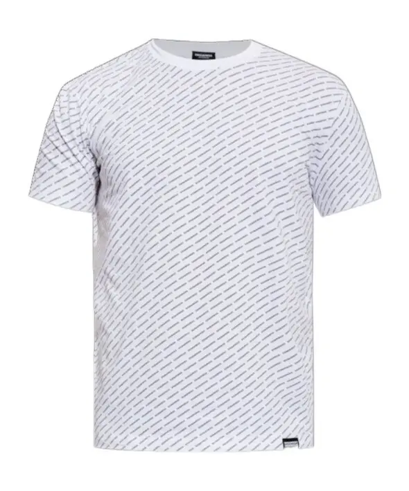 Dsquared2 Round Neck Short-sleeved Underwear With Pattern