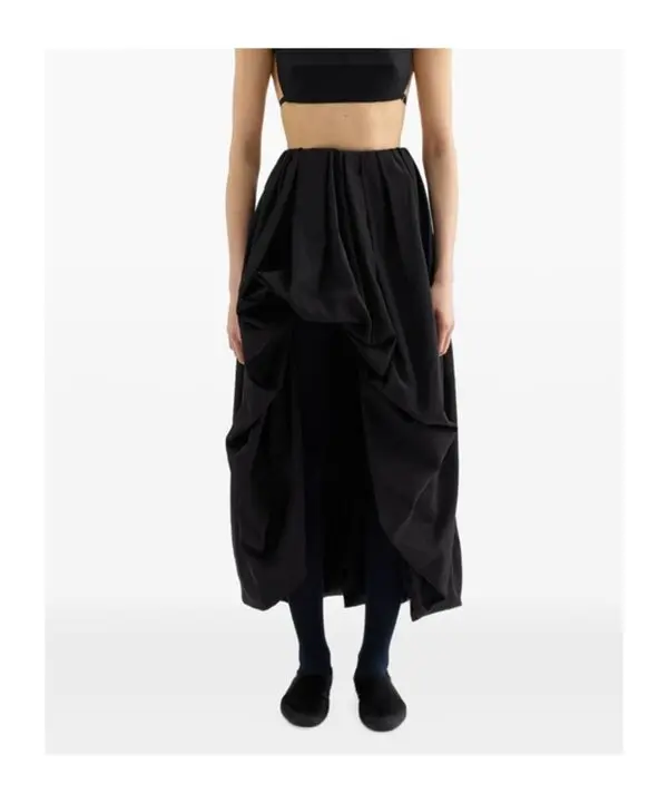 JIL SANDER Asymmetric Draped Skirt