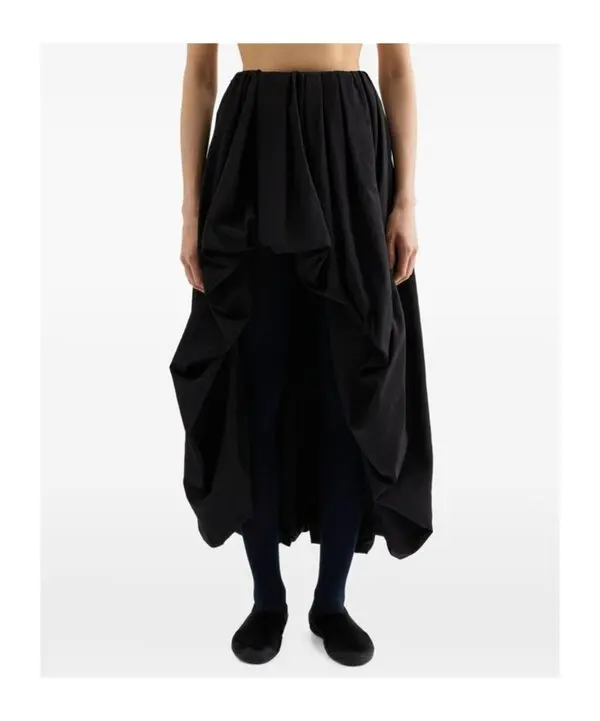 JIL SANDER Asymmetric Draped Skirt