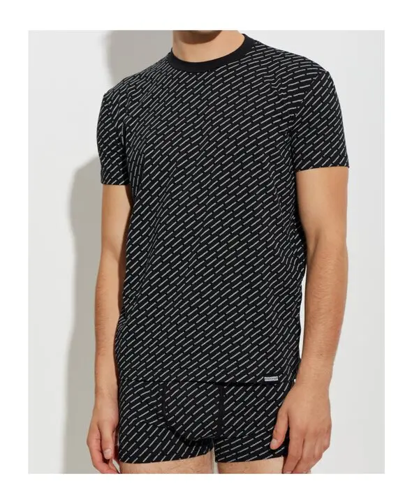 Dsquared2 Round Neck Short Sleeve Underwear Top