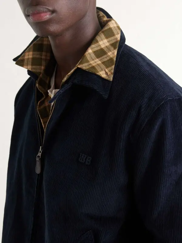 WALES BONNER Drew Cotton-corduroy Blouson Jacket