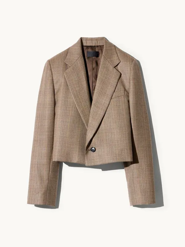 NILI LOTAN Swan Jacket - Glen Tan