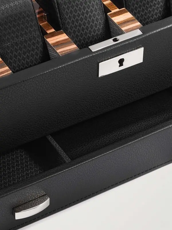Wolf Roadster Full-grain Vegan Leather Ten-piece Watch Box
