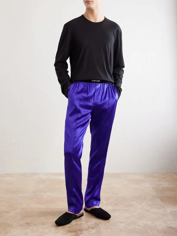 TOM FORD Silk-blend Satin Pyjama Trousers