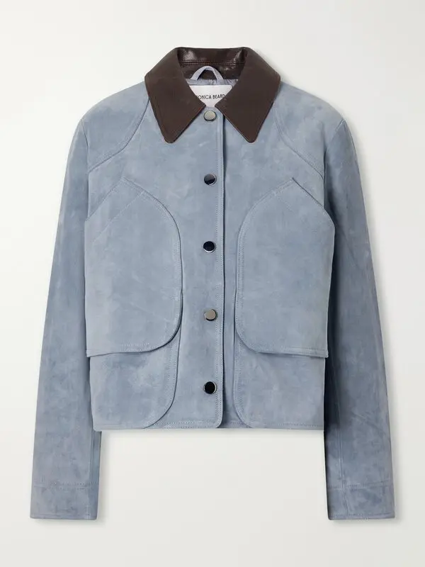 Veronica Beard Walters Suede Jacket