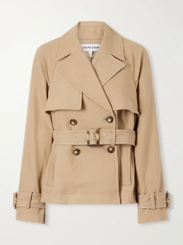 Veronica Beard Lazaro Dickey Twill Jacket - Neutrals