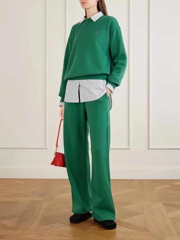 Polo Ralph Lauren Cotton-blend Jersey Sweatshirt - Forest Green