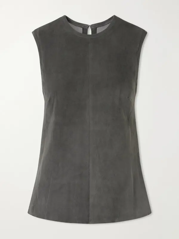 Stouls Miuccia Suede Tank - Gray