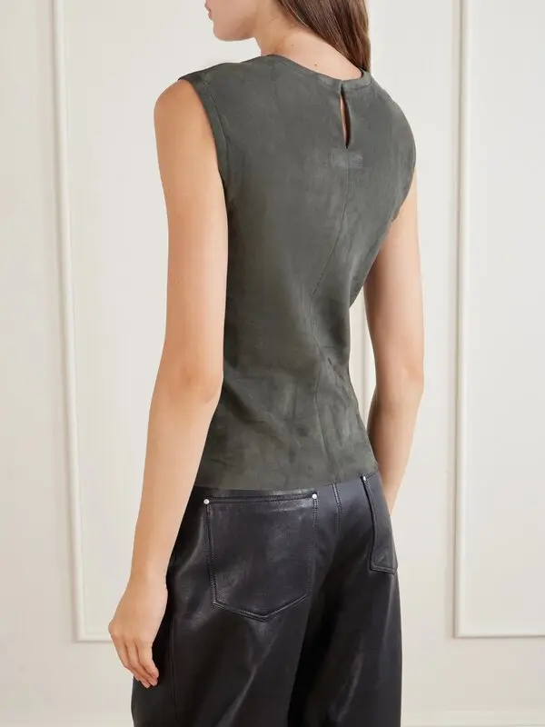 Stouls Miuccia Suede Tank - Gray