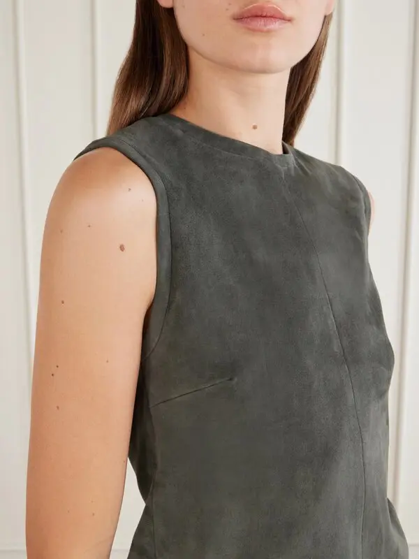 Stouls Miuccia Suede Tank - Gray