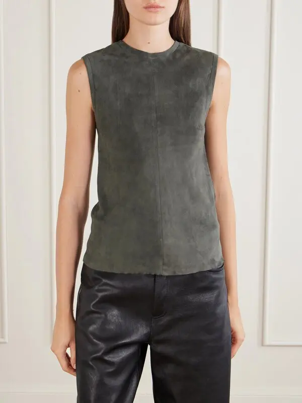 Stouls Miuccia Suede Tank - Gray