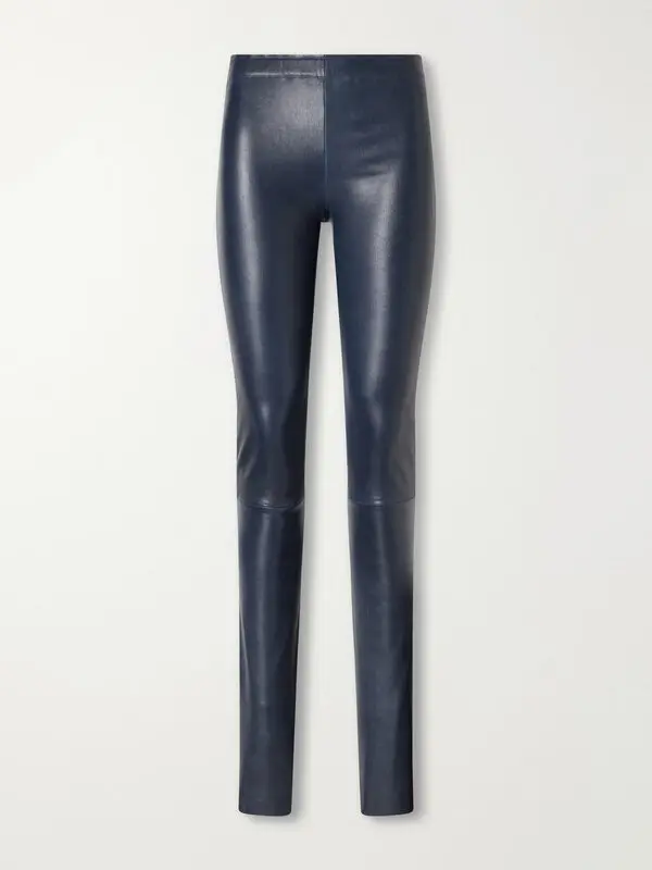 Stouls Jo Leather Leggings - Blue