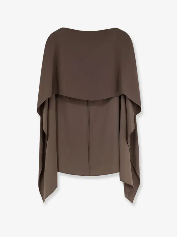 Alberta Ferretti Viscose Cape - Green