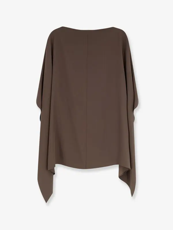 Alberta Ferretti Viscose Cape - Green