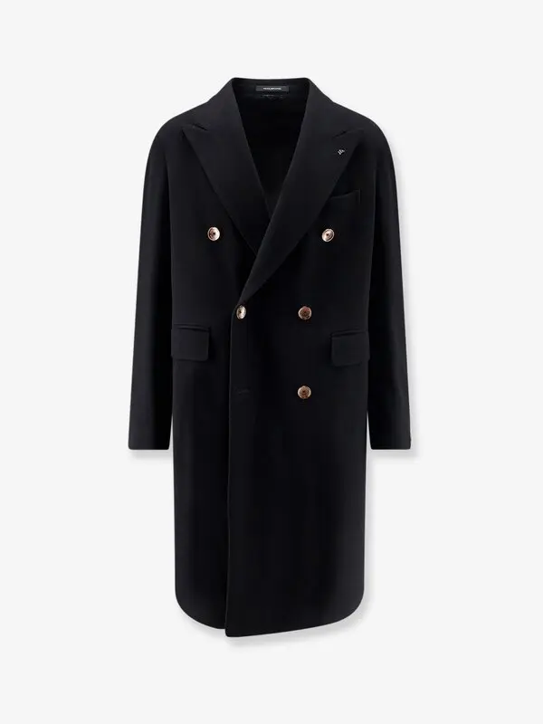 Tagliatore Unlined Virgin Wool And Cashmere Coat