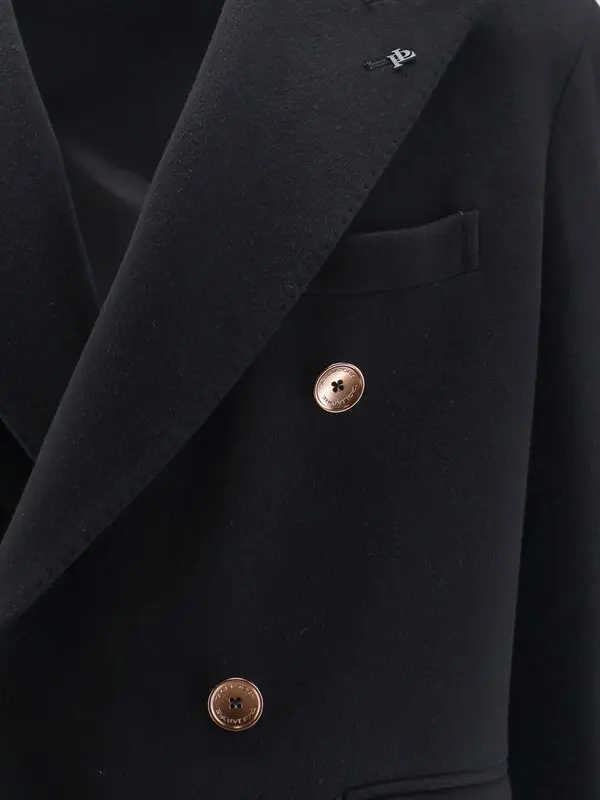 Tagliatore Unlined Virgin Wool And Cashmere Coat