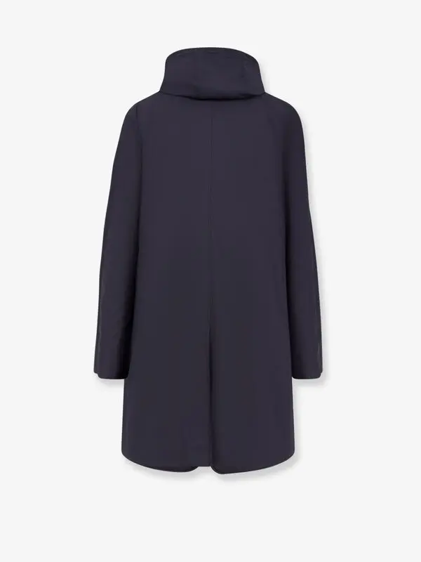 MOORER Padded Nylon Long Jacket