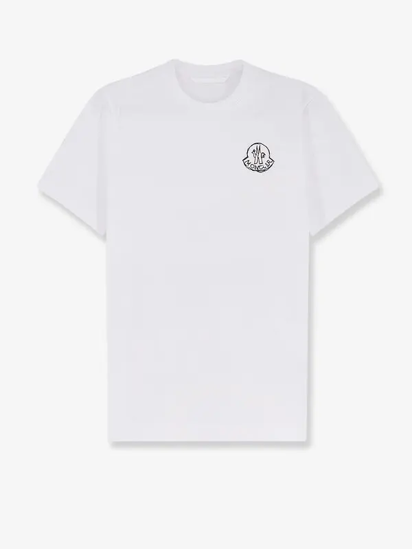 Moncler Biologic Cotton Tshirt - White