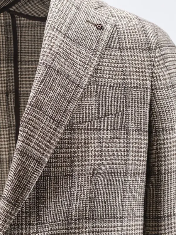 Tagliatore Singlebreasted Virgin Wool And Silk Blazer