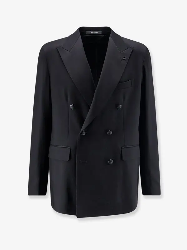 Tagliatore Doublebreasted Stretch Virgin Wool Blazer