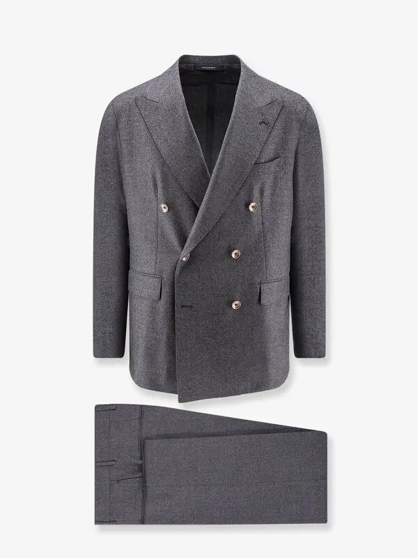 Tagliatore Doublebreasted Stretch Virgin Wool Suit