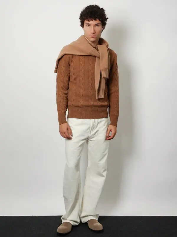 AMI Paris Straight Leg Denim Trousers
