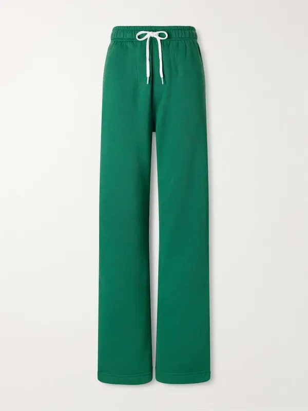 Polo Ralph Lauren Cotton-blend Jersey Straight-leg Sweatpants - Forest Green