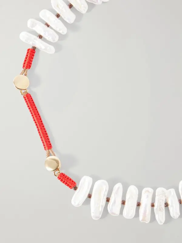 ROXANNE ASSOULIN Beaded Pearl Necklace